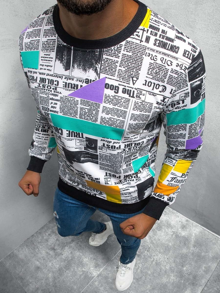 Hanorac bărbați colorat OZONEE O/BZ1102Z | OZONEE.RO