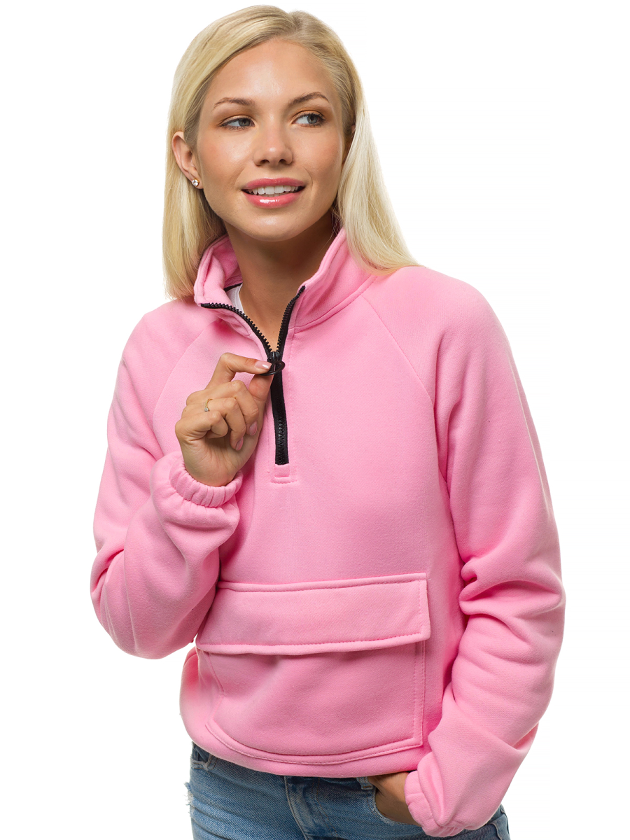 Hanorac femei roz OZONEE JS/KSW2032 | OZONEE.RO